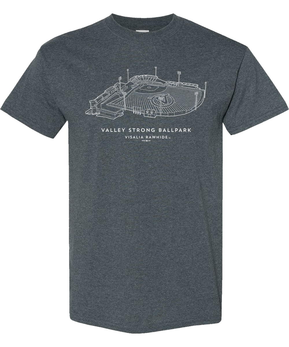 Baseball Stadium Tee – Visalia Rawhide Official Store